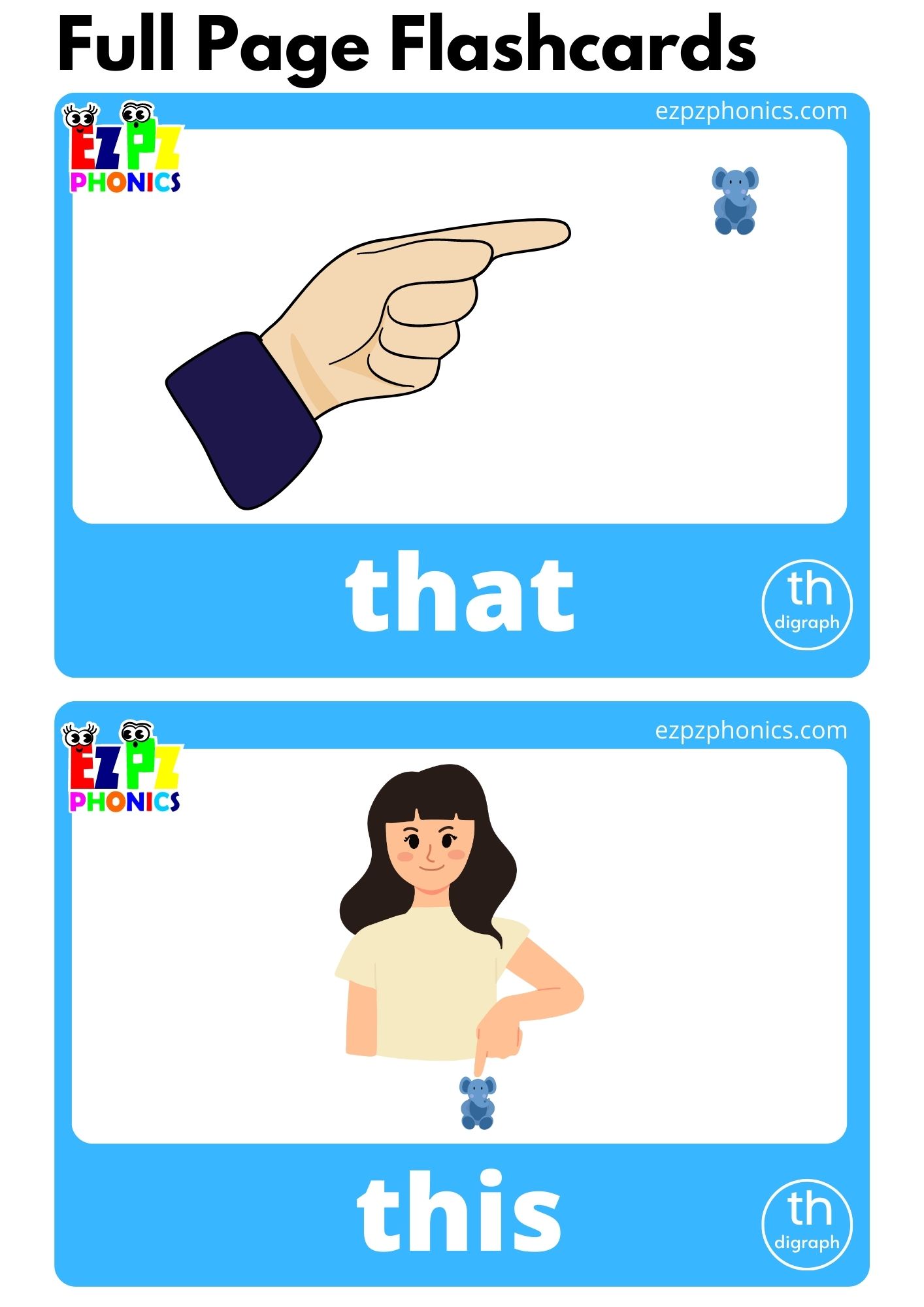 th Digraph Flashcards - ezpzphonics.com